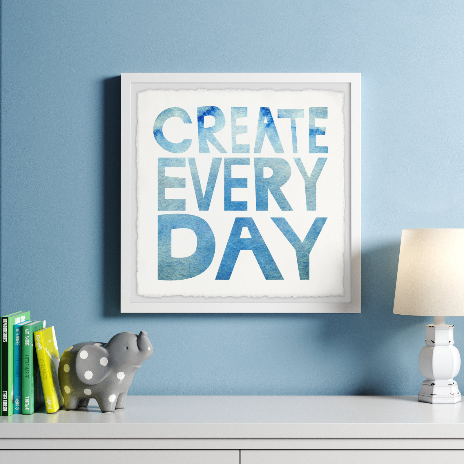 Viv + Rae™ Burgoyne "Create Everyday" Framed Print | Wayfair